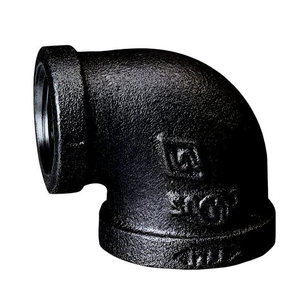 codo reductor x 90° fierro negro rosc. - Armabraes