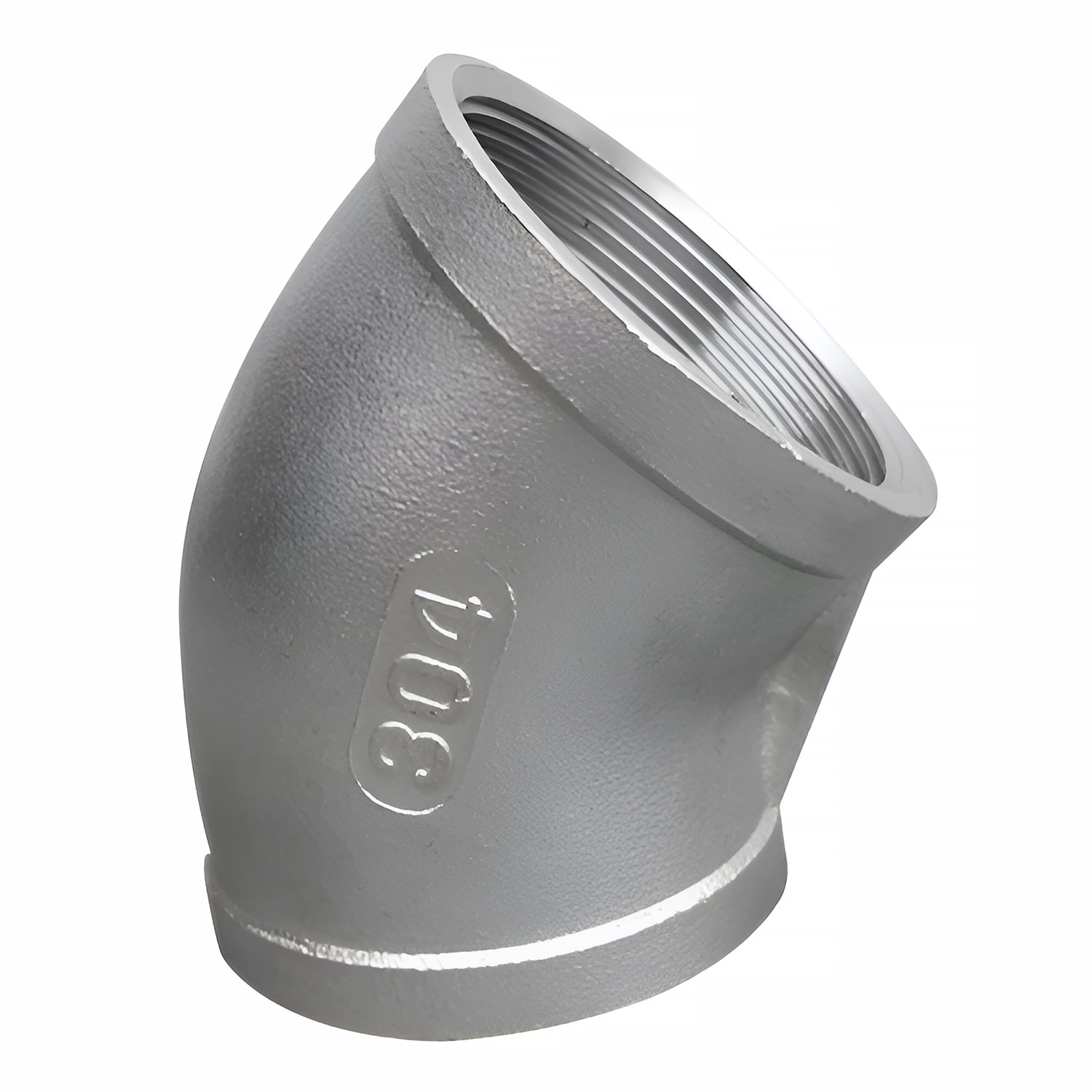 codo x 45° acero inoxidable rosc. c-304 - Armabraes